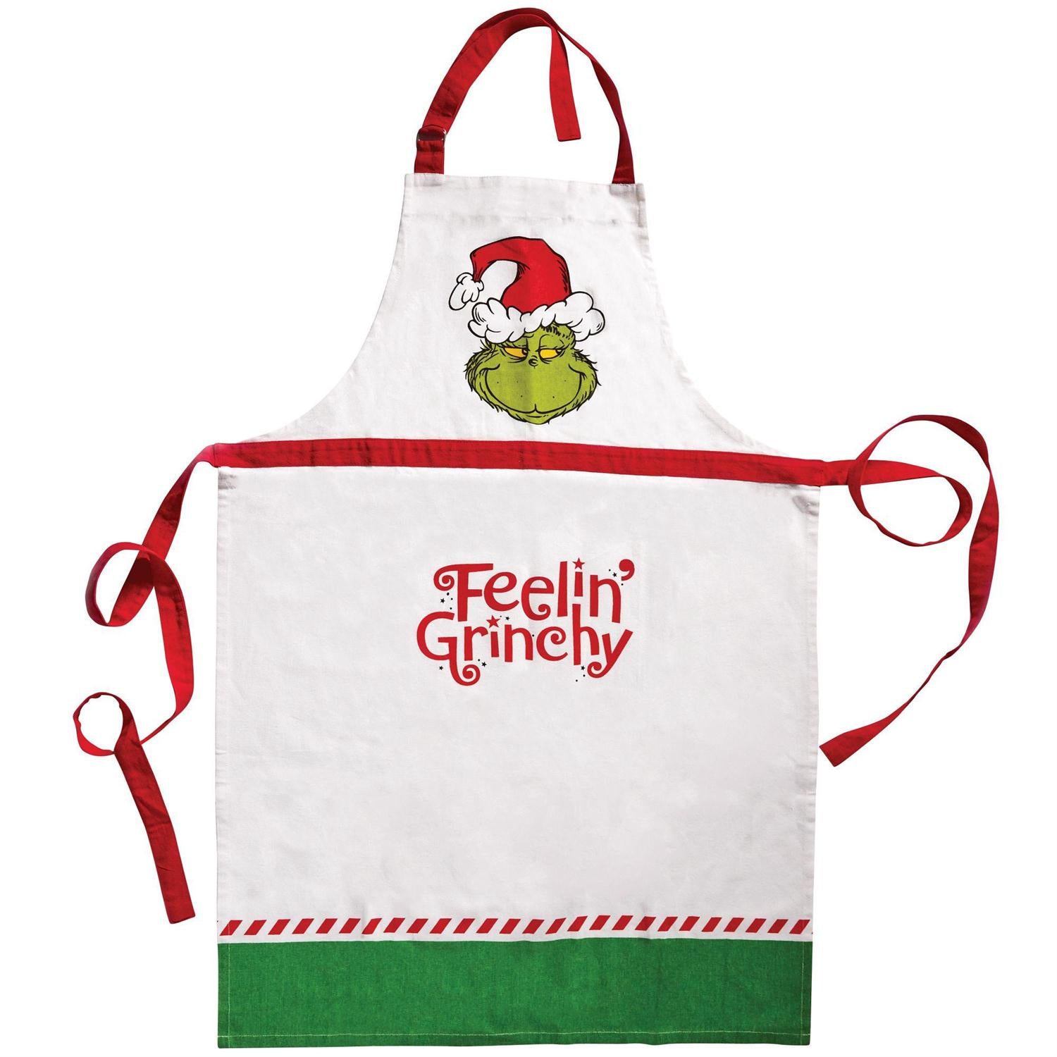 Feeling Grinchy Apron - Fun, festive holiday apron! – InBooze