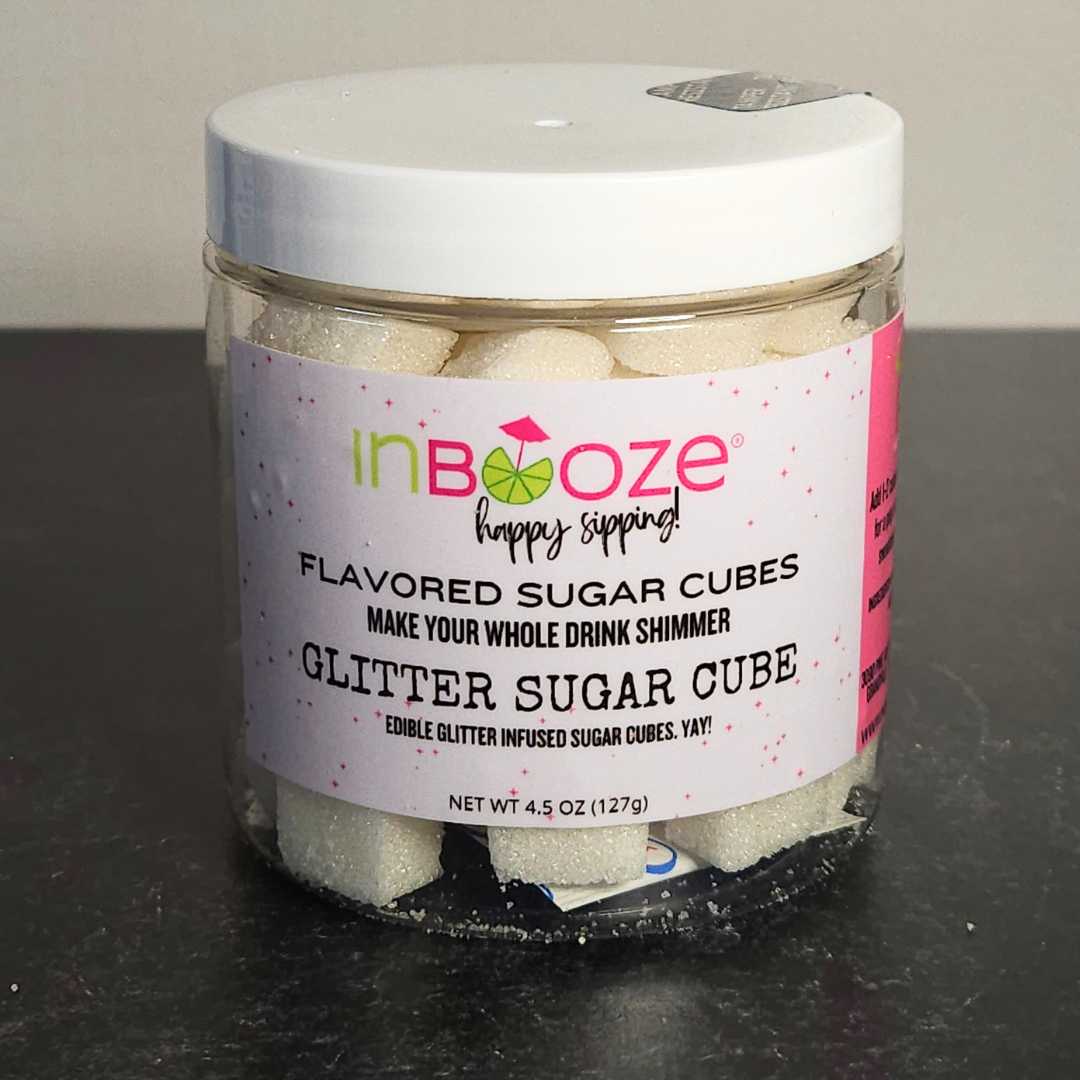 InBooze Flavored Sugar Cubes - Glitter Cubes to make your whole drink