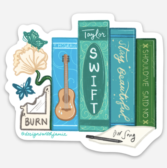 Taylor Swift Debut Album Eras Sticker – InBooze