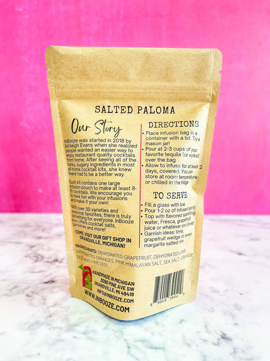 Salted Paloma Alcohol Infusion Cocktail Kit – InBooze